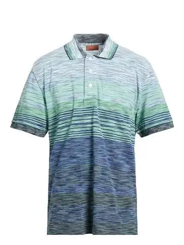 Missoni Polo Shirt Midnight Size Cotton - Blue