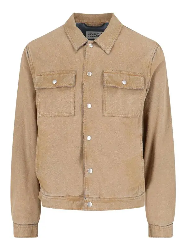MAISON MARGIELA Trucker Jacket - Brown