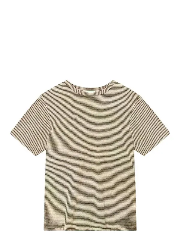 MARANT ETOILE Striped Crew-neck T-shirt - Neutrals