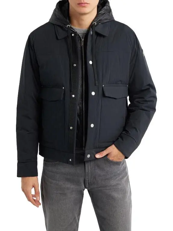 Moose Knuckles Brixton Down Trucker Jacket - Black