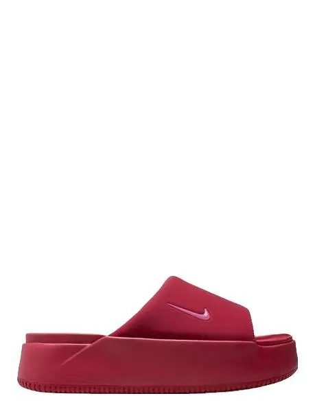 Nike Calm Elevation Platform Slide - Team Crimson/peony