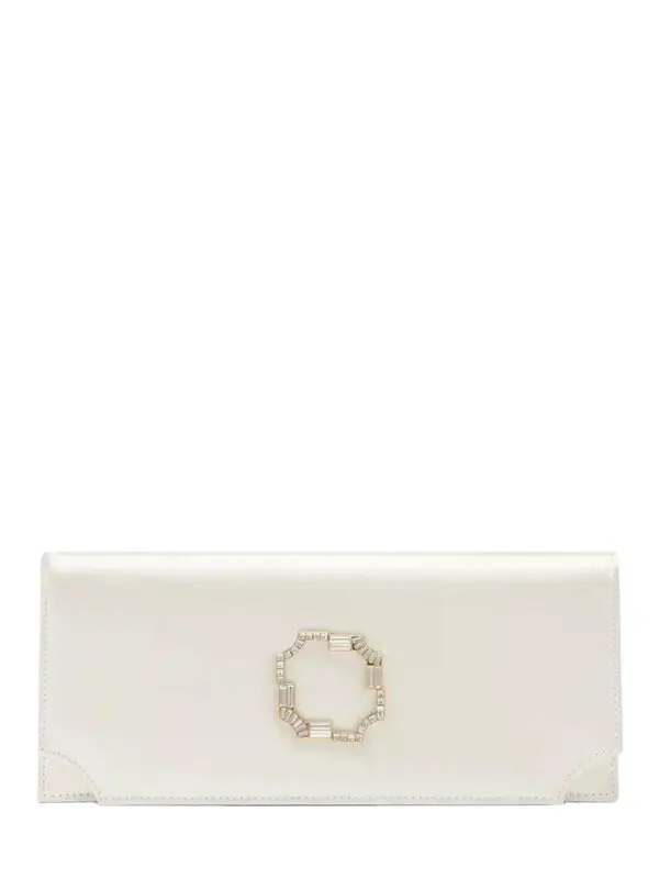 MALONE SOULIERS Vivien Embellished Clutch - Neutrals
