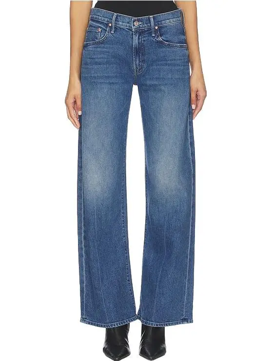 MOTHER The Mid Rise Lasso Sneak Jeans - Get Two Birds Stoned