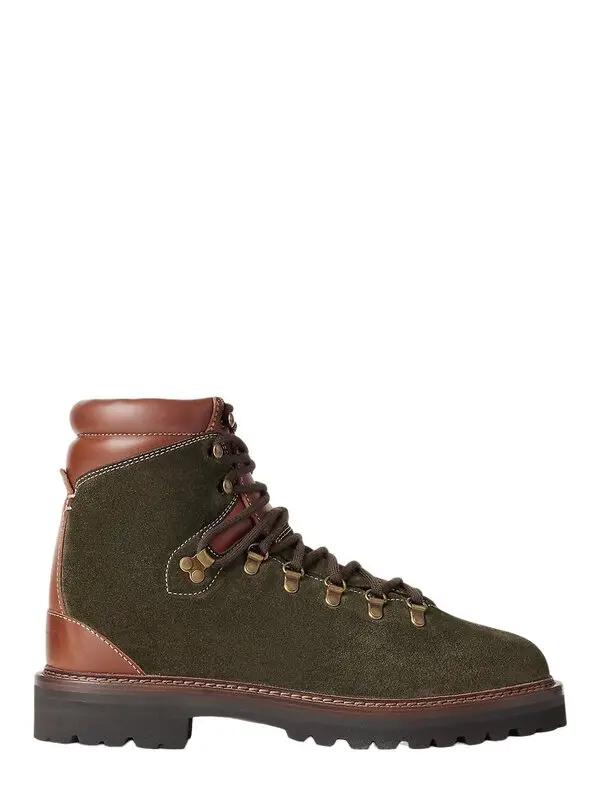 Ralph Lauren Halpin Calf-suede Boot - Thicket Moss