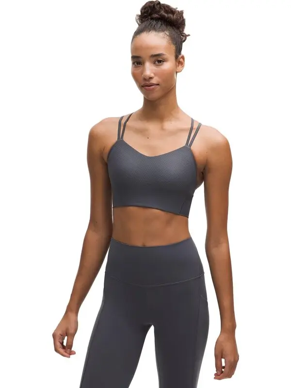 Lululemon Like A Cloud Longline Bra Light Support, B/c Cup - Coal