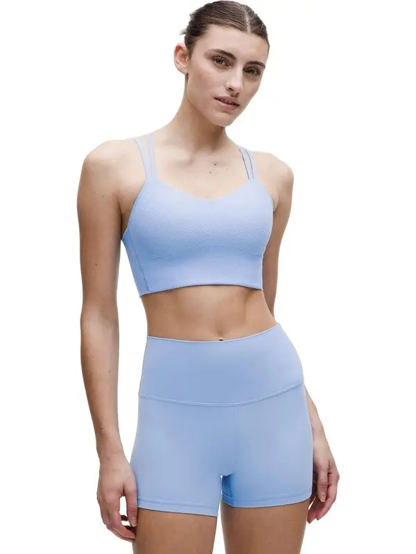 Lululemon Like A Cloud Longline Bra Light Support, B/c Cup - Sinatra Blue