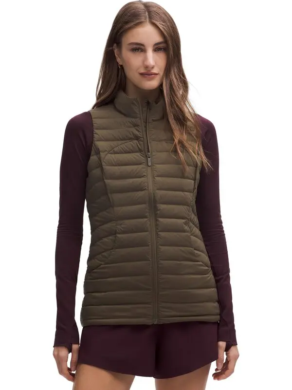 Lululemon Packable Down Vest - Olive Brown