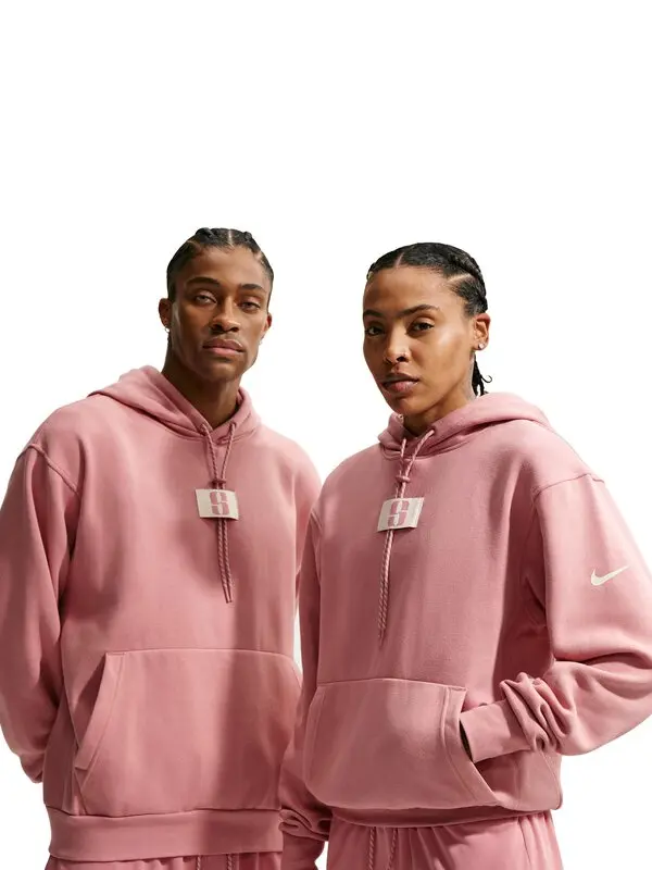 Nike Sabrina Fleece Basketball Hoodie - Pink