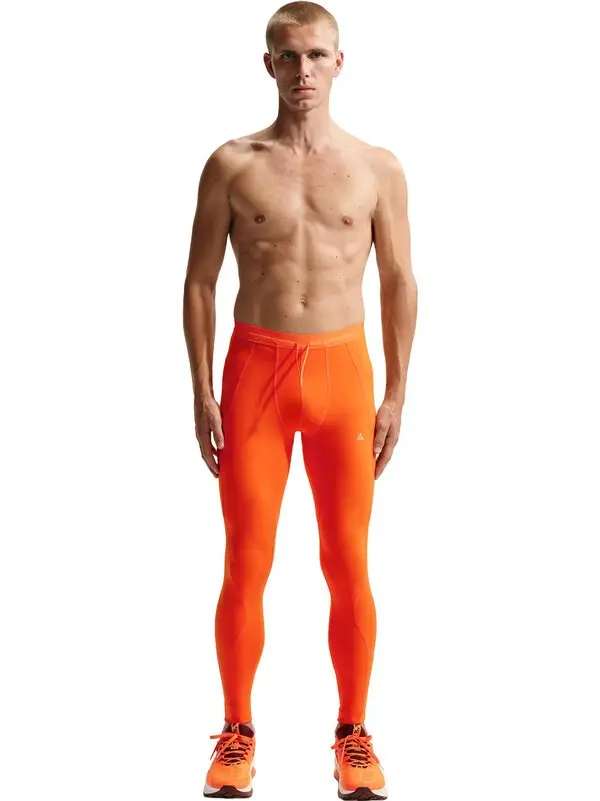 Nike Wildsee" Dri-fit Base Layer Tights - Orange