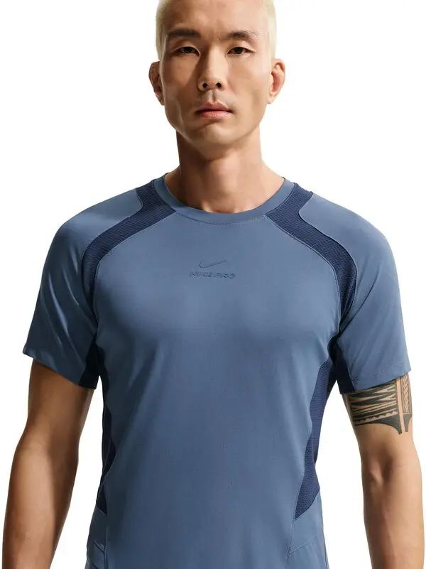 Nike Pro Training Dri-fit Adv Short-sleeve Top - Blue