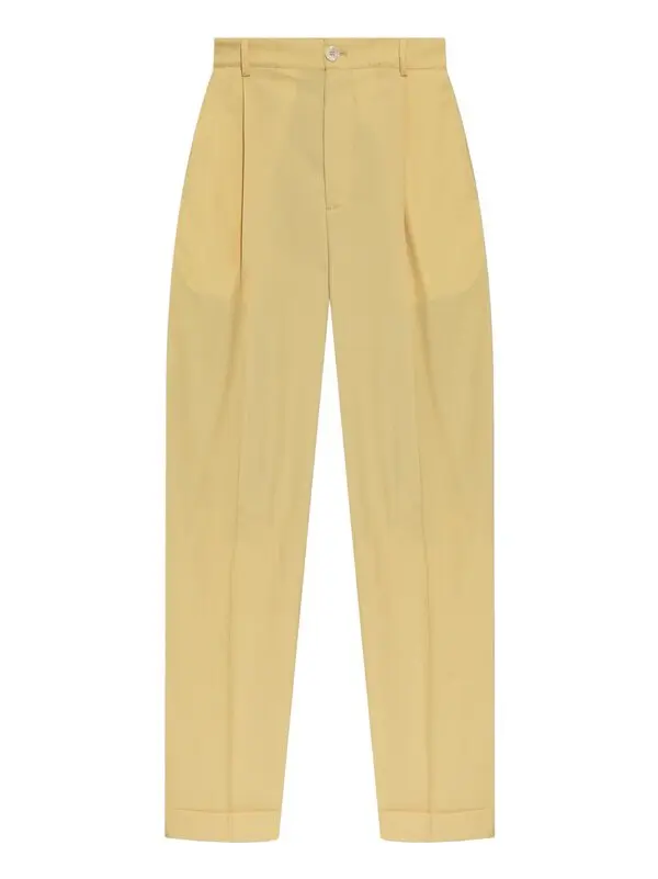 Marni Creased Trousers - Yellow