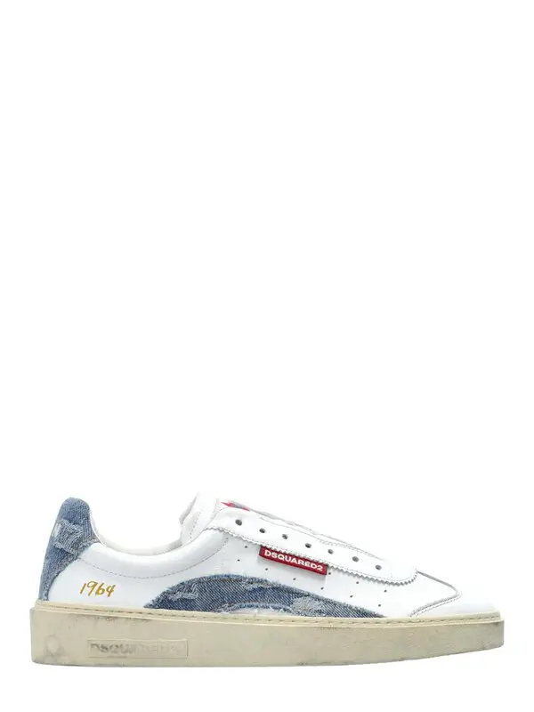 Dsquared2 Rider Leather Sneakers - White