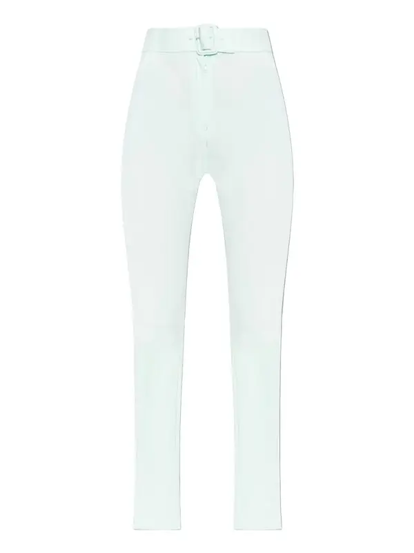 COURREGES Leggings With Slits - Light Blue