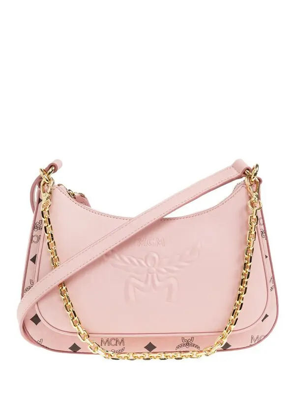 Mcm Aren Duo Shoulder Bag - Pink