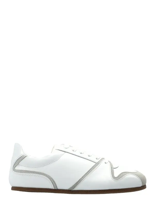 Moschino Leather Low-top Sneakers - White