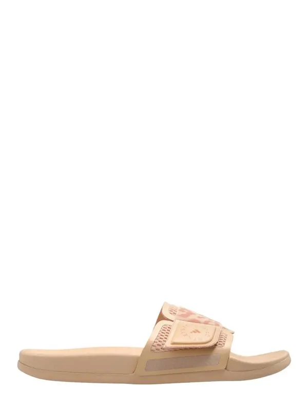 Adidas By Stella McCartney Logo Slides - Beige