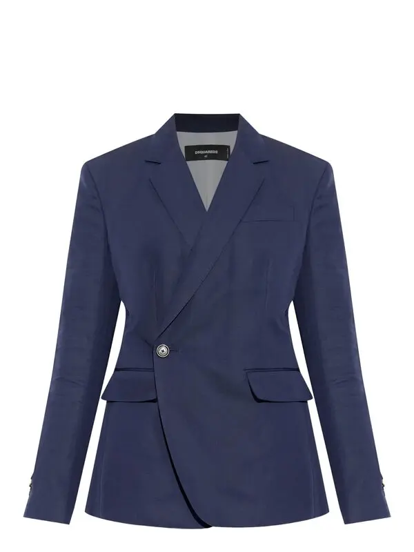 Dsquared2 Double-vented Blazer - Navy Blue
