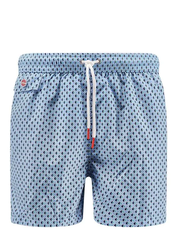 Kiton Nylon Swim Trunks - Blue