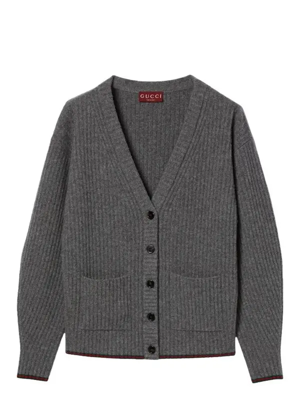 Gucci Oversize Cardigan - Grey