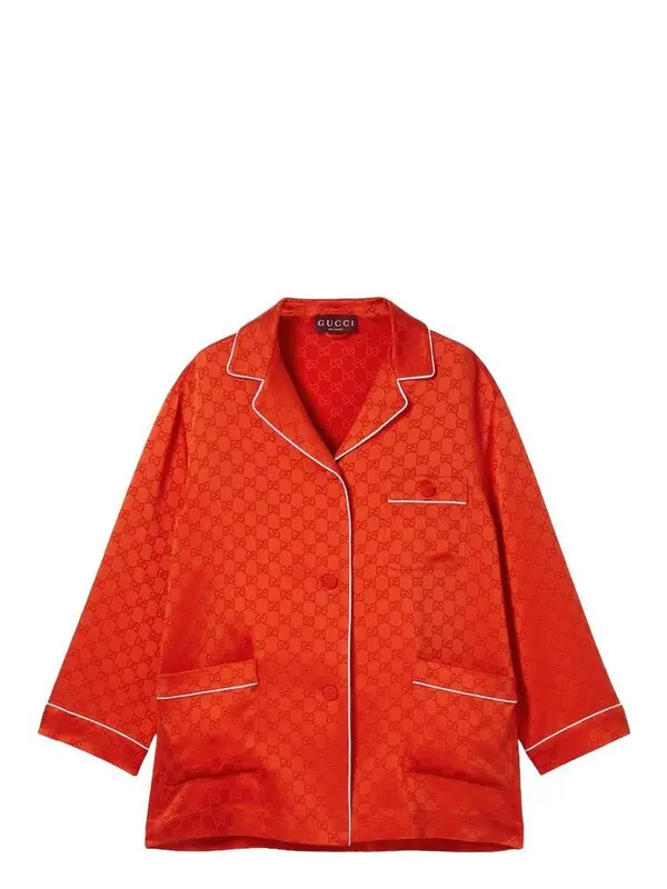 Gucci Satin Shirt - Orange