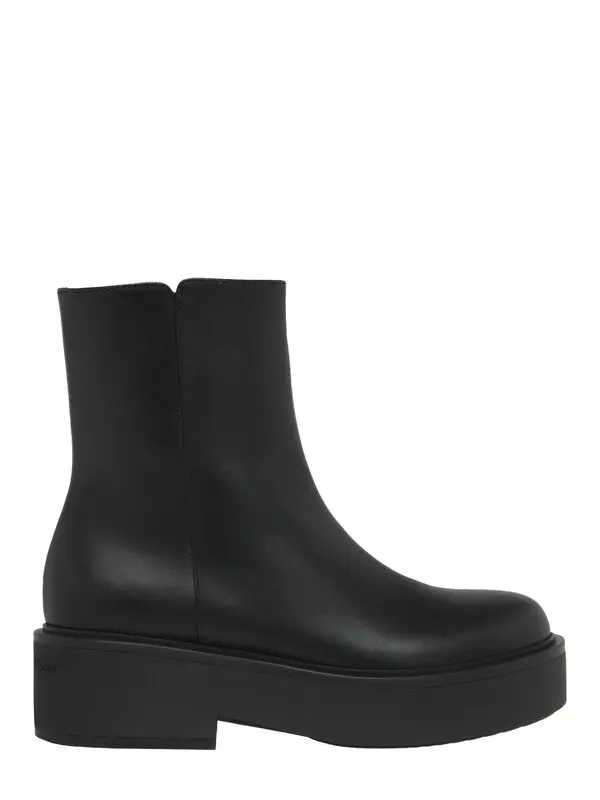 GIANVITO ROSSI Hiro Bootie - Black - Calf