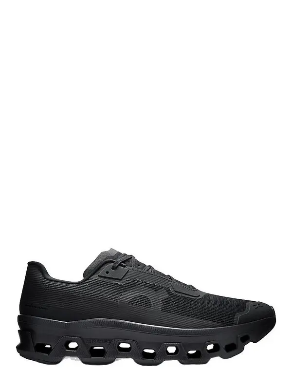 On Cloudmonster Void Sneakers - Black Black