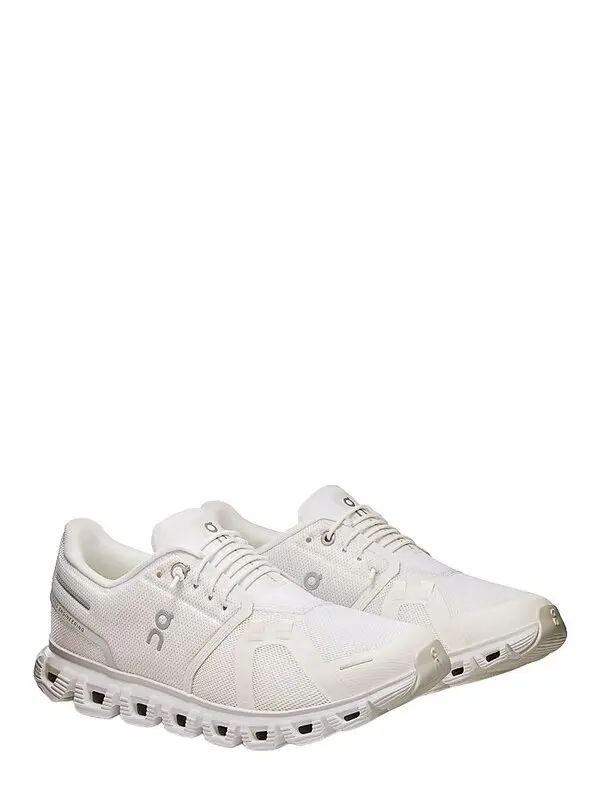 On Cloud 6 Wide Sneakers - White/white