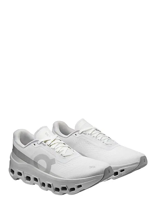 On Cloudmonster 1 Running Sneakers - White/white