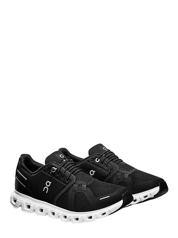 On Cloud 6 Wide Sneakers - Black/white
