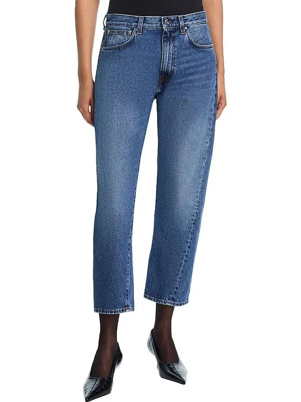 TOTEME Twisted Seam Denim Jeans - Washed Blue