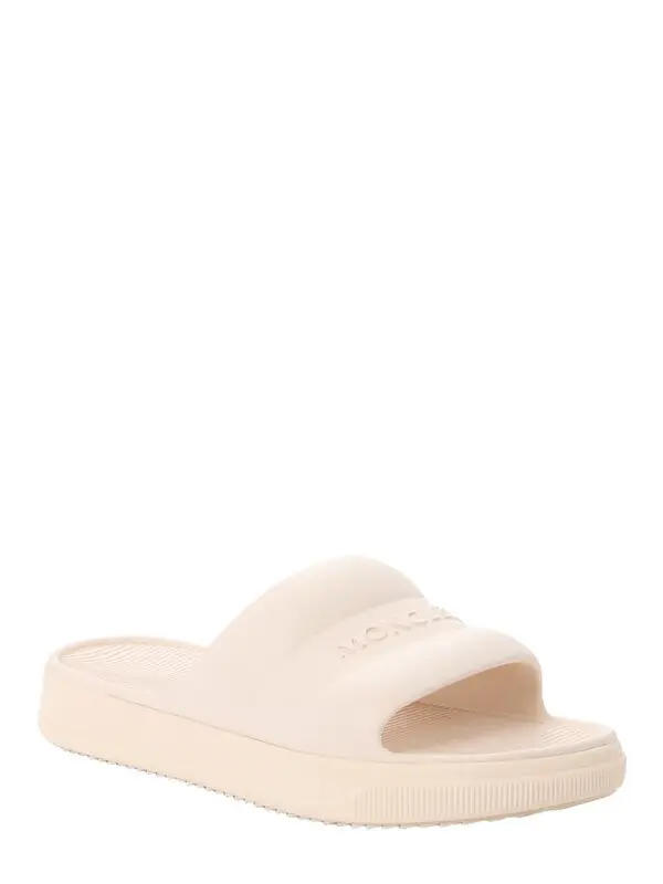 Moncler Altive Slide Sandals - Light Beige
