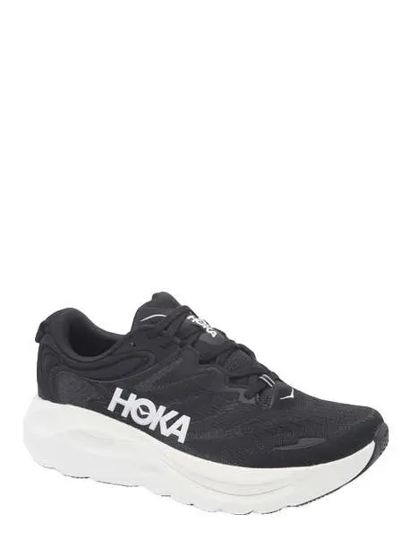 HOKA Gaviota Stability Running Shoe - Black/white