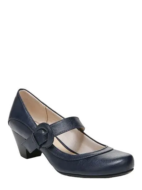 LIFESTRIDE Rozz Mary Jane Pumps - Navy