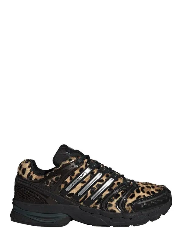 Adidas Adistar Control 5 Leopard Print Sneakers - Aurora Ivy/core Black/silver Metallic