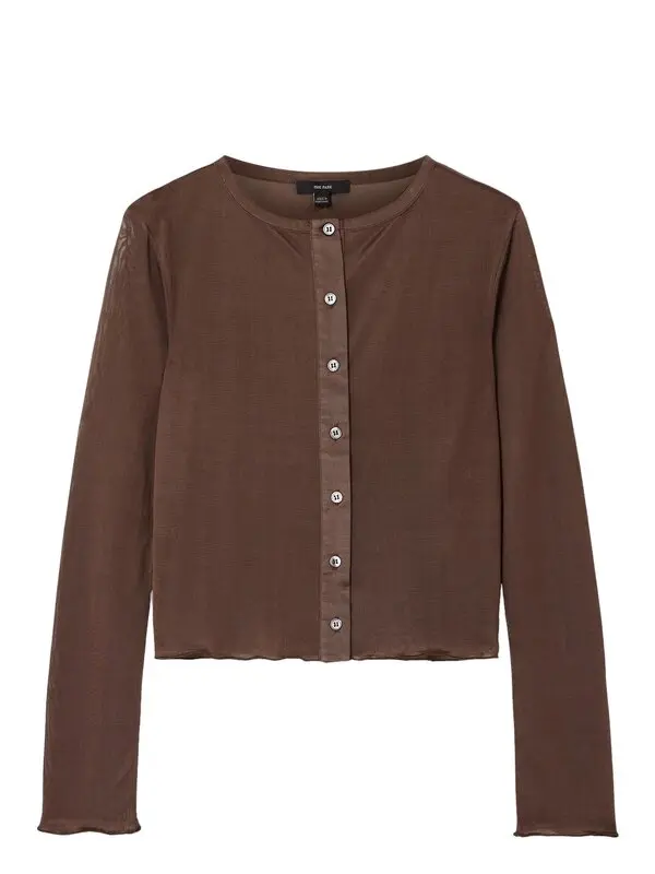 THE PARK Hazel Cardigan - Brown