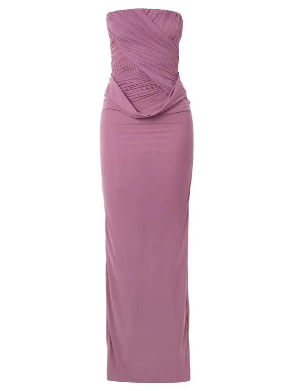 MAYGEL CORONEL Gorgonia Strapless Maxi Dress - Pink