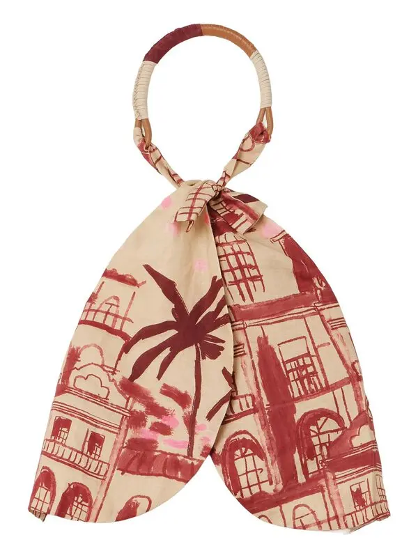 Johanna Ortiz The Root Printed Linen Halterneck Top - Neutrals