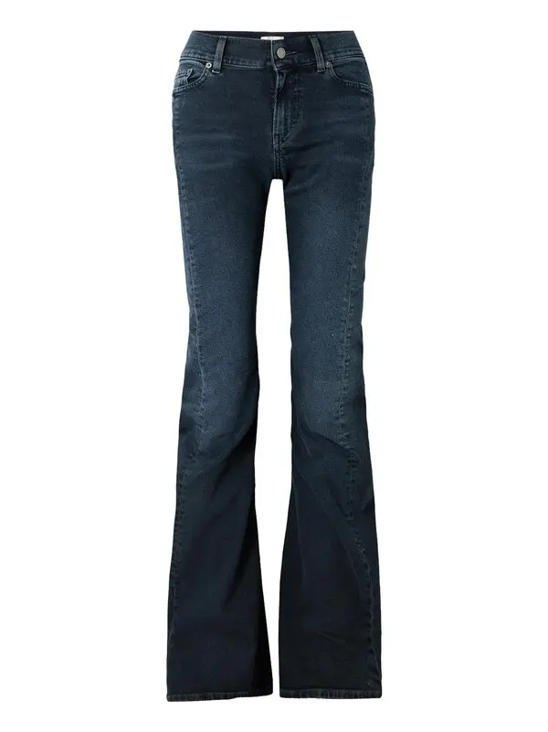HAIKURE Gery Low-rise Bootcut Jeans - Blue