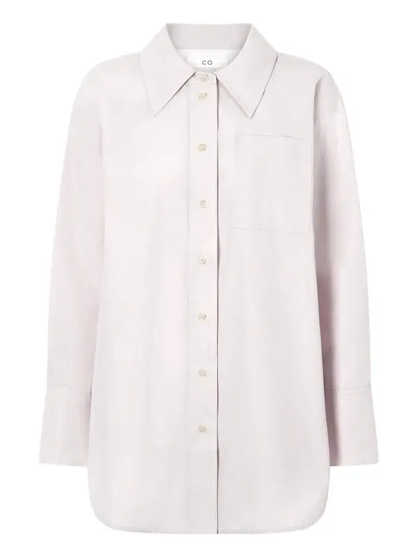 Co Cotton-poplin Shirt - Purple