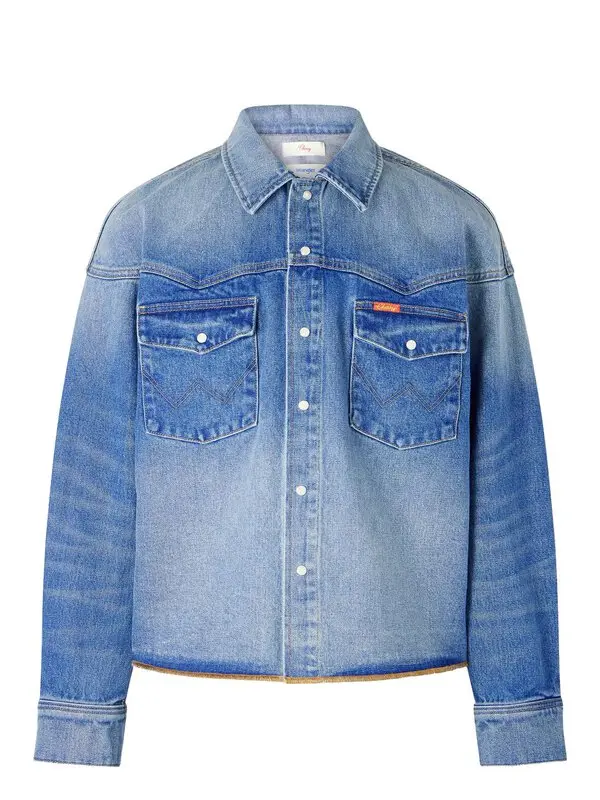 CHERRY LOS ANGELES Wrangler Denim Jacket - Blue