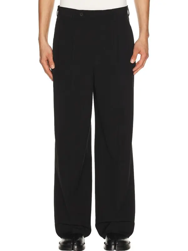 MAISON MARGIELA Lightweight Suiting Pants - Black