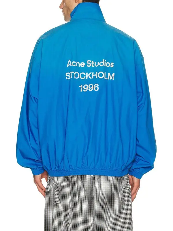 Acne Studios Olando Poplin Jacket - Bright Blue