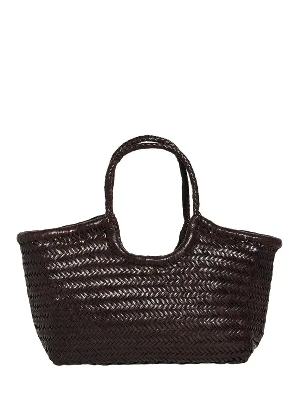 Dragon Diffusion Large Nantucket Woven Leather Tote - Brown