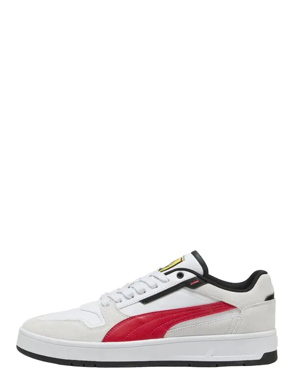 PUMA Scuderia Ferrari Court Classic Street Sneakers - White