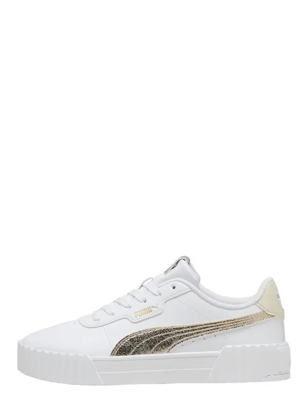 PUMA Carina 3.0 Metallic Sneakers - White