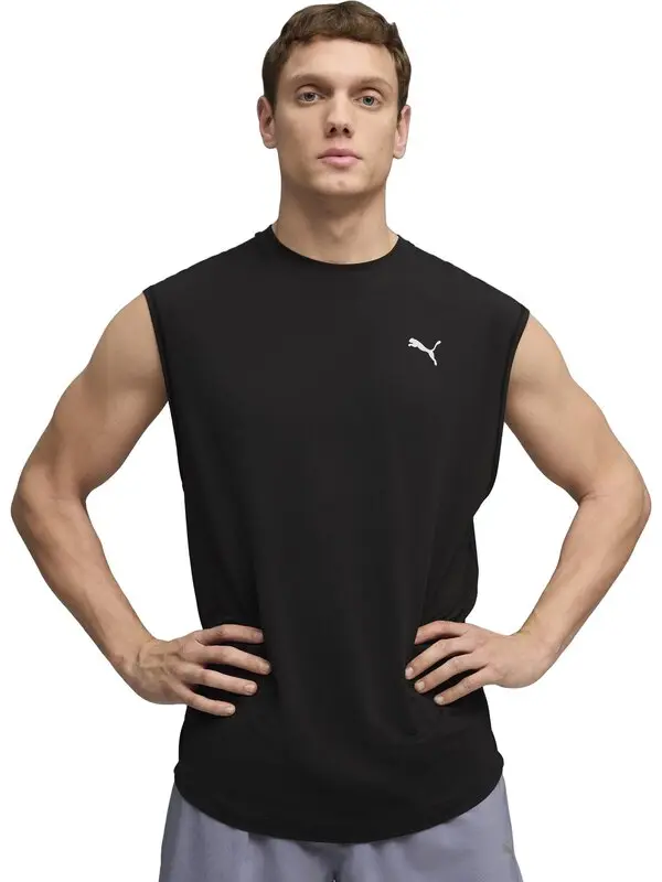 PUMA Run Coolcell Cooling Running Singlet - Black