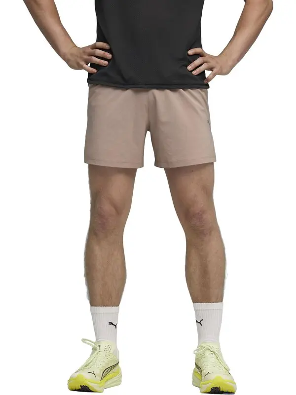 PUMA Dreamrun 5" Running Shorts - Beige