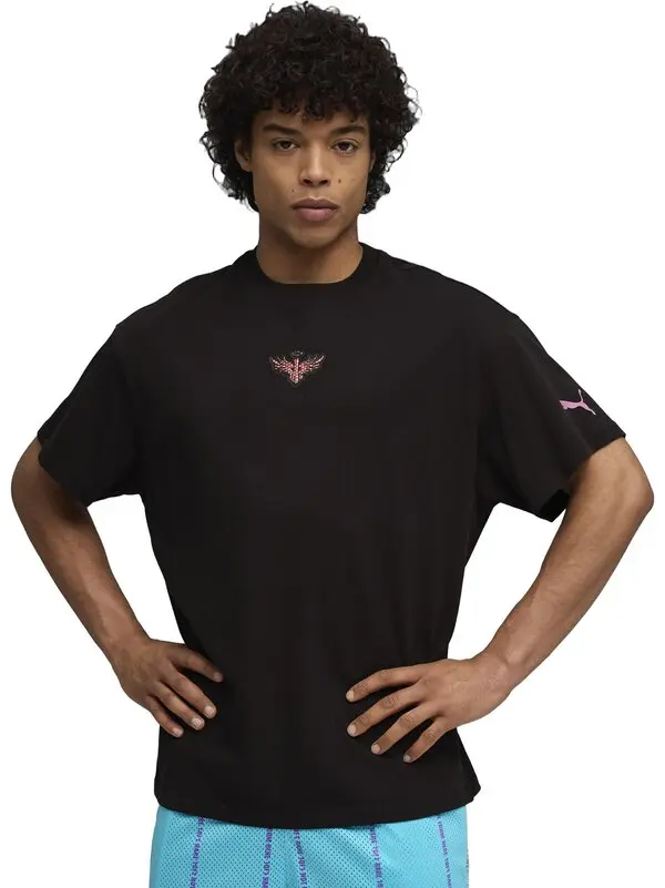 PUMA Melo Alwayz On 1 Basketball T-shirt - Black