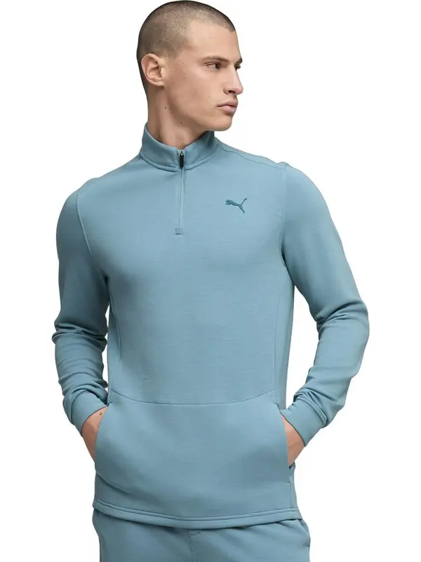 PUMA Cloudspun Quarter-zip Training Top - Blue