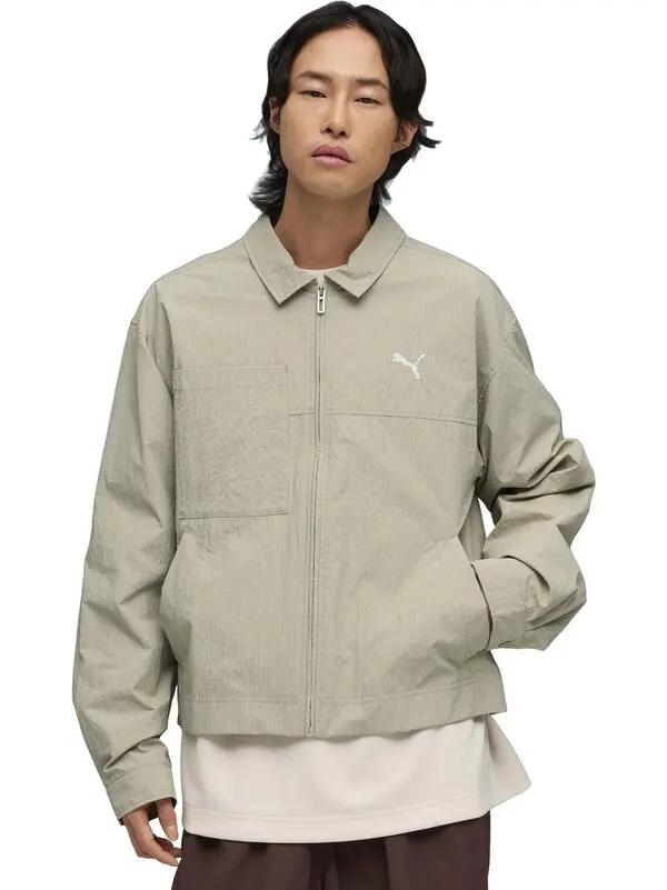 PUMA Wardrobe Essentials Utility Jacket - Beige